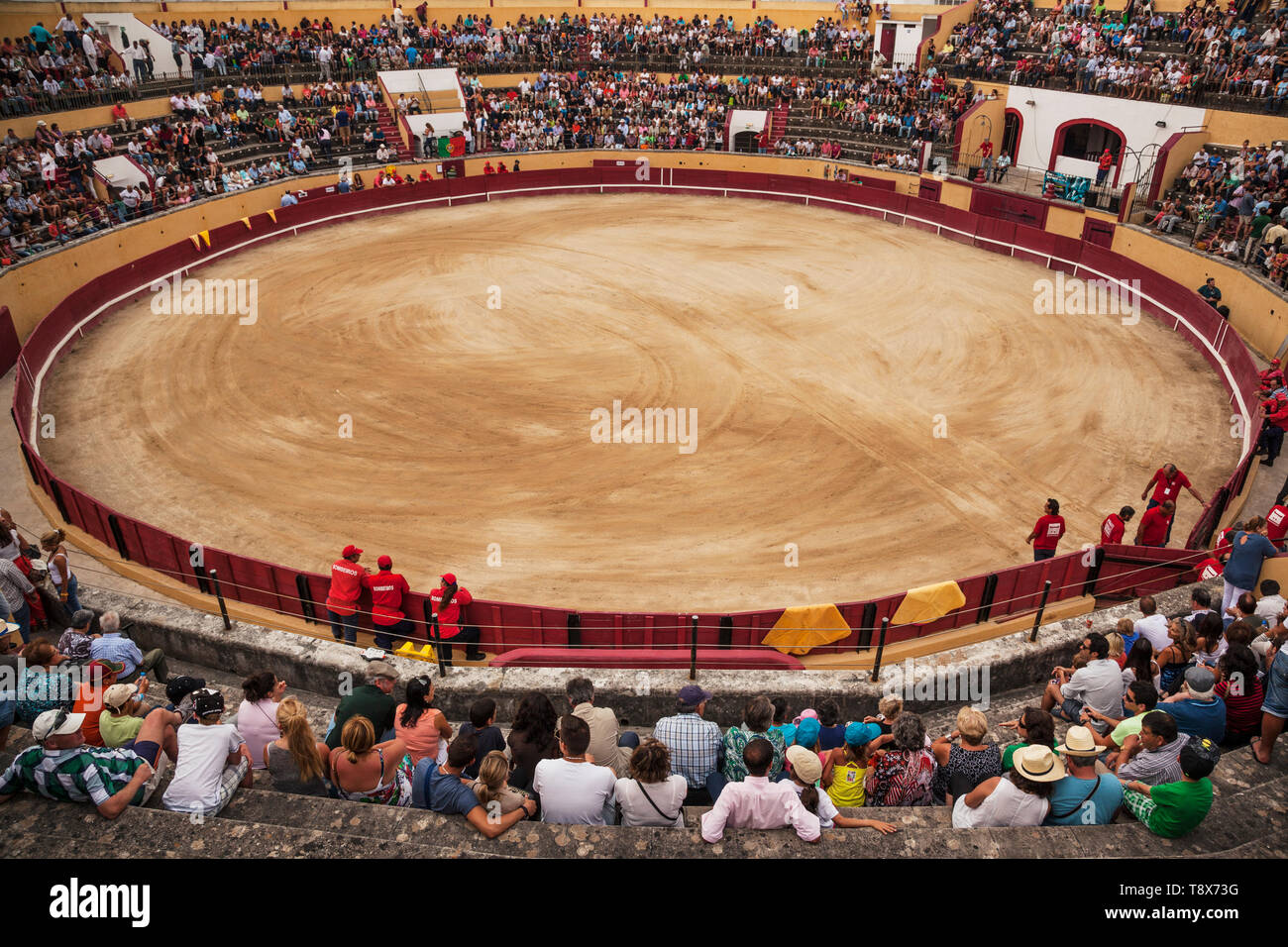 Bullfighting ring at Caldas da Rainha, Portugal Stock Photo - Alamy