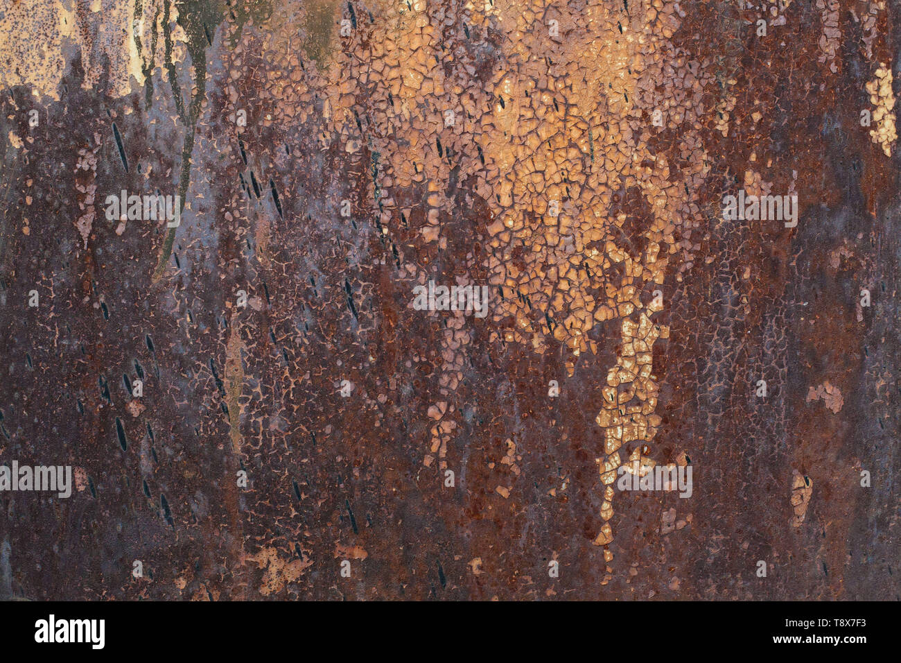 Old Rust textures wall with paint. Perfect background with space Stock ...