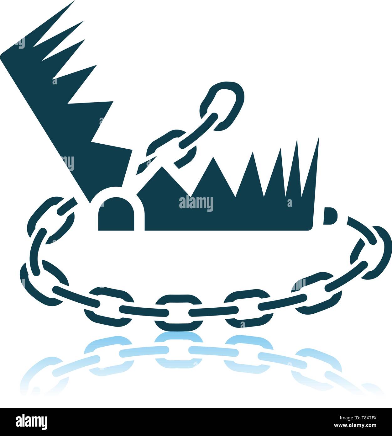 Bear trap icon vector vectors hi-res stock photography and images - Alamy