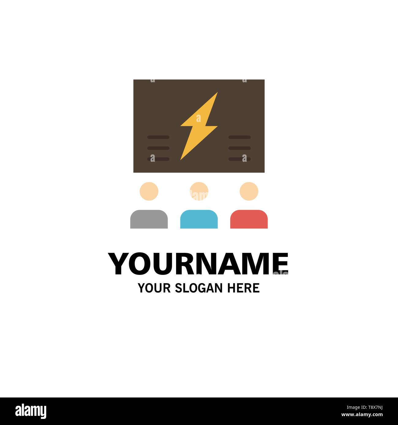 Business people meeting thinking Stock Vector Images - Alamy