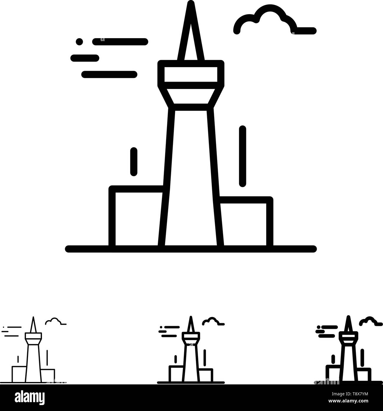 Toronto canada ontario tower landmark Stock Vector Images - Alamy