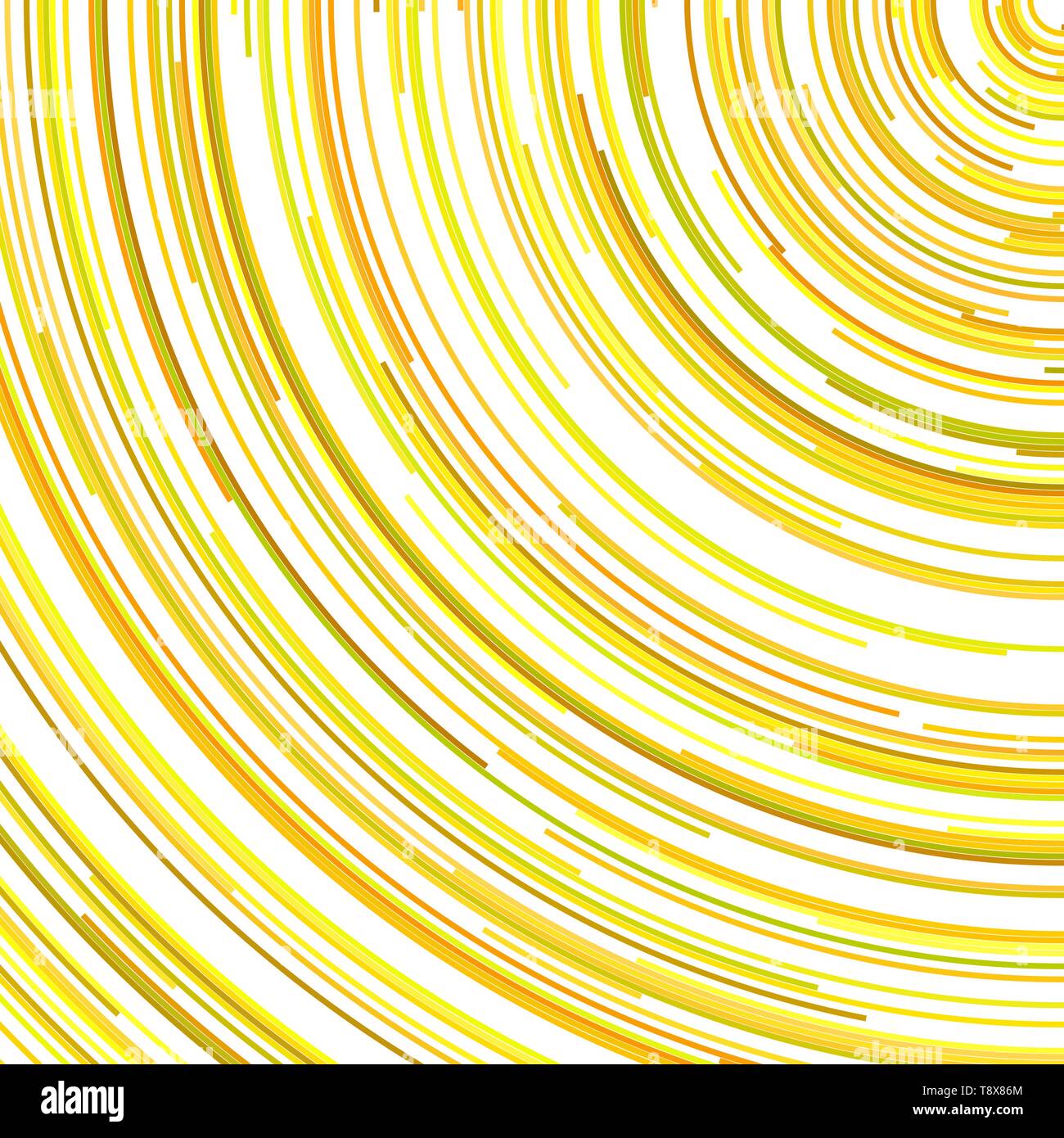 Yellow circular abstract background from concentric circular stripes ...