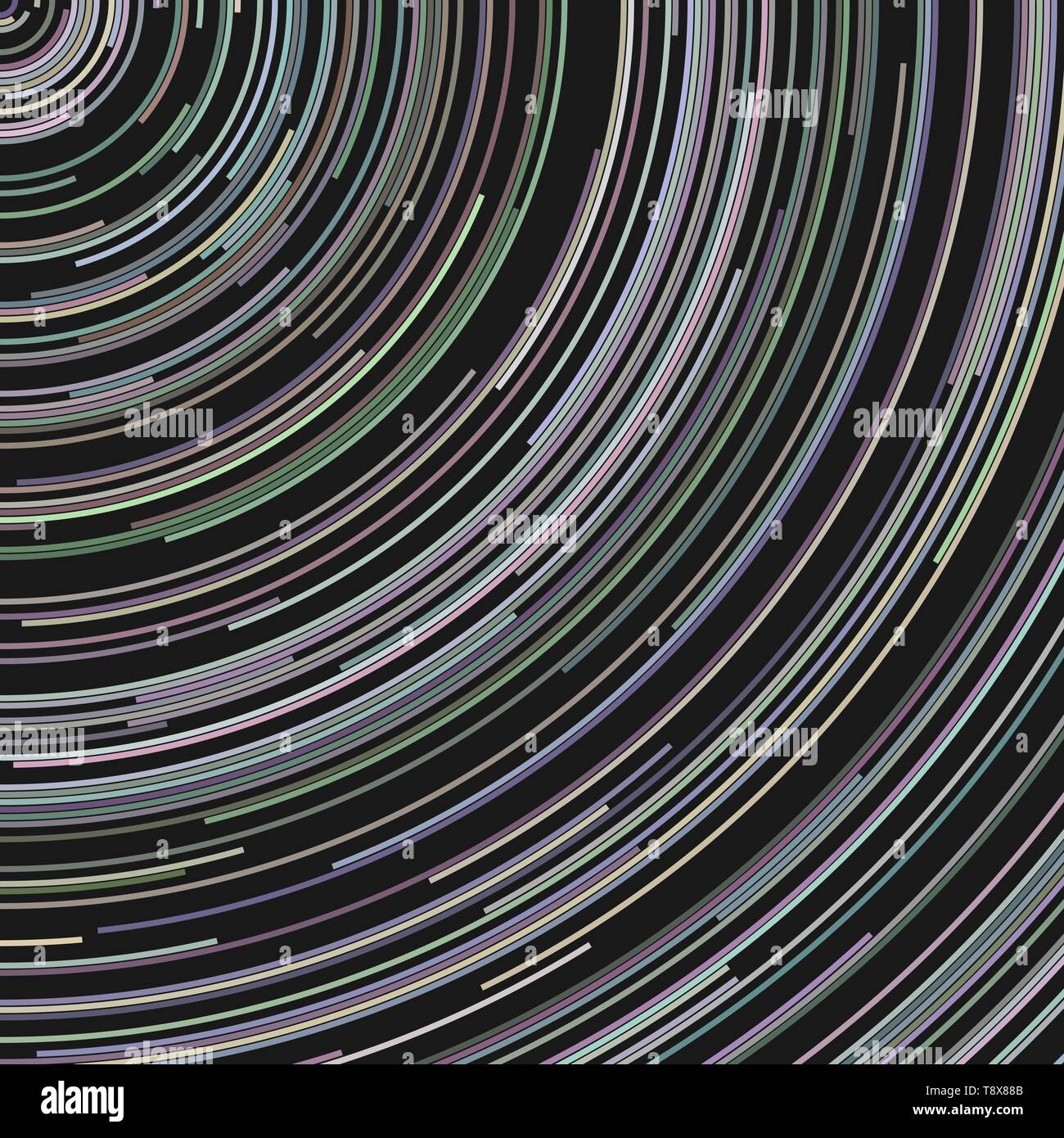 Colorful psychedelic abstract background from concentric circular lines Stock Vector Image & Art ...