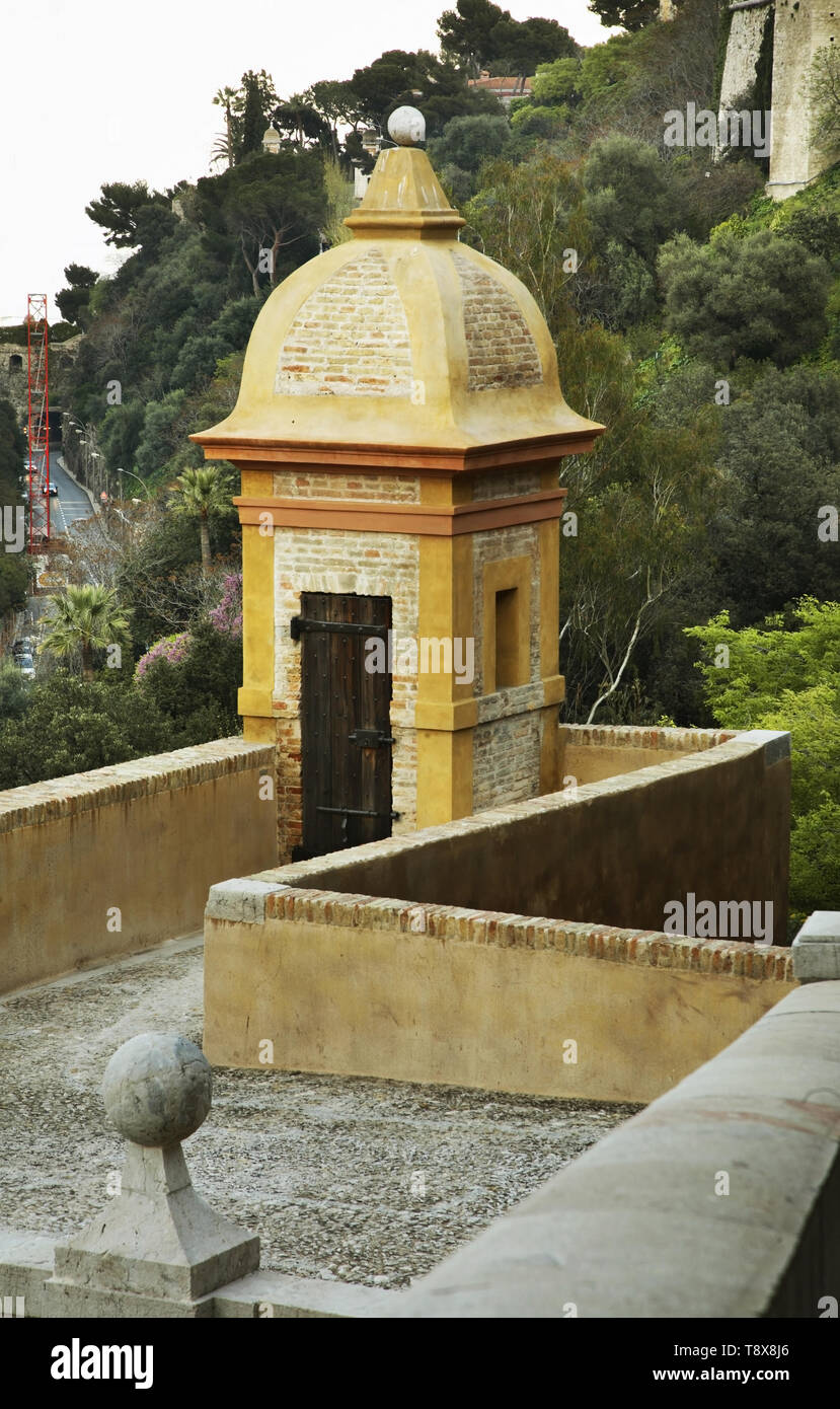 Old fortress in Monaco-Ville. Principality of Monaco Stock Photo - Alamy