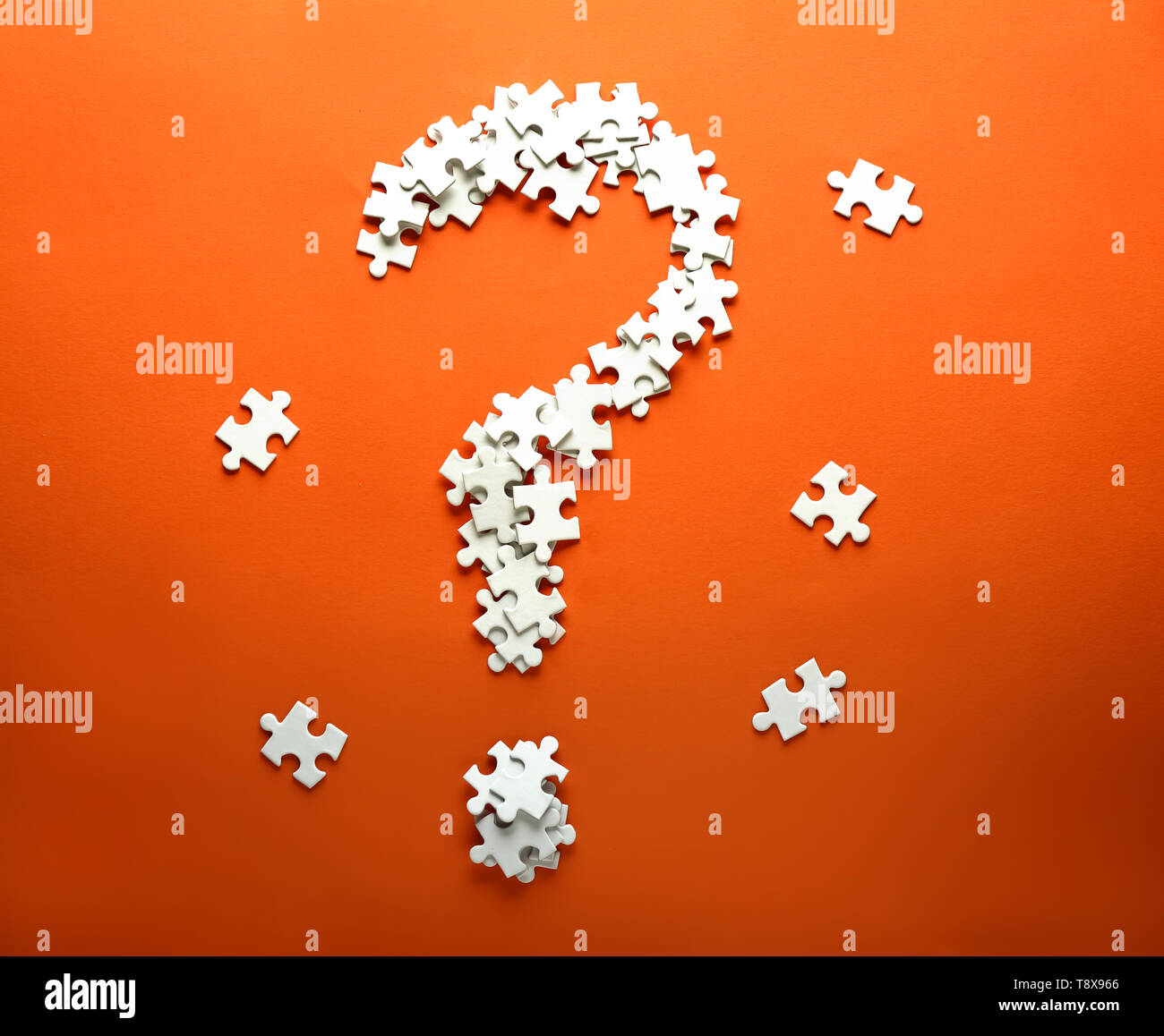 Jigsaw Question Mark High Resolution Stock Photography and Images - Alamy