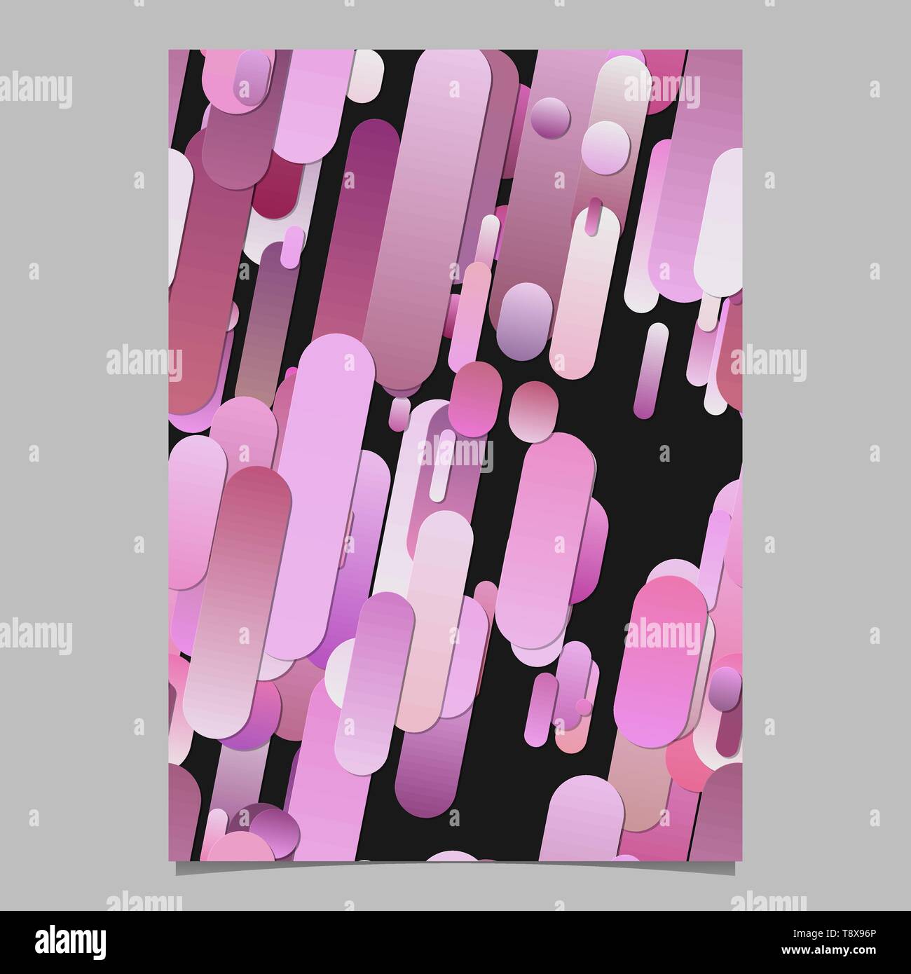 Pink modern gradient stripe pattern card background template design ...