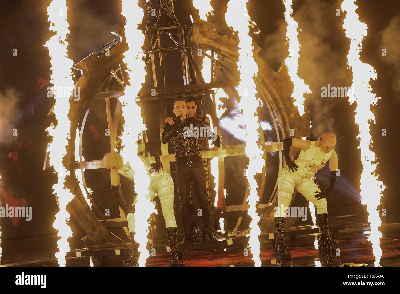 Tel Aviv, Israel. 14th May, 2019. Icelandic techno and punk rock band ...