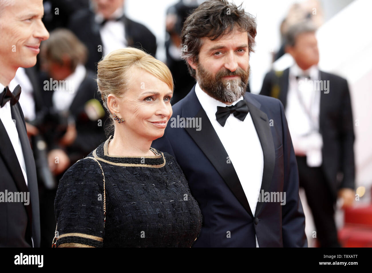 Rosalie Varda and Mathieu Demy attending the opening ceremony and ...