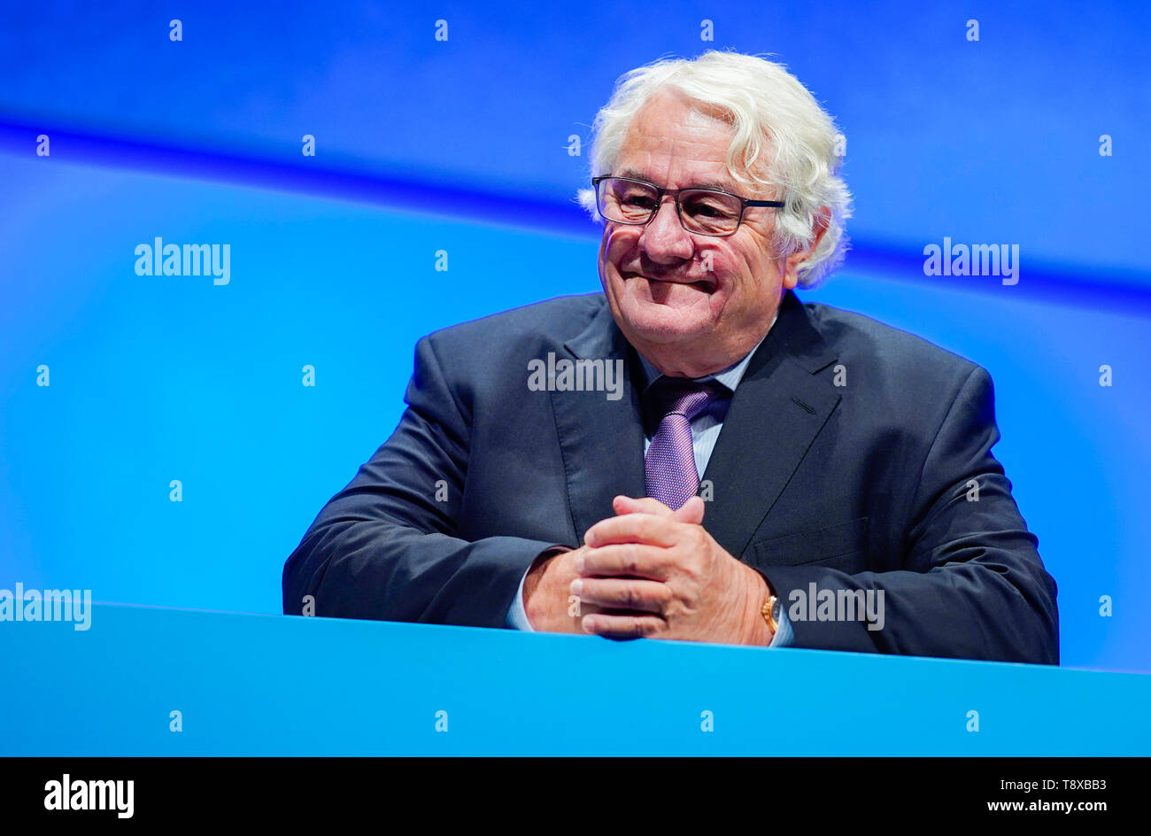 Mannheim, Germany. 15th May, 2019. Hasso Plattner, Chairman of the ...