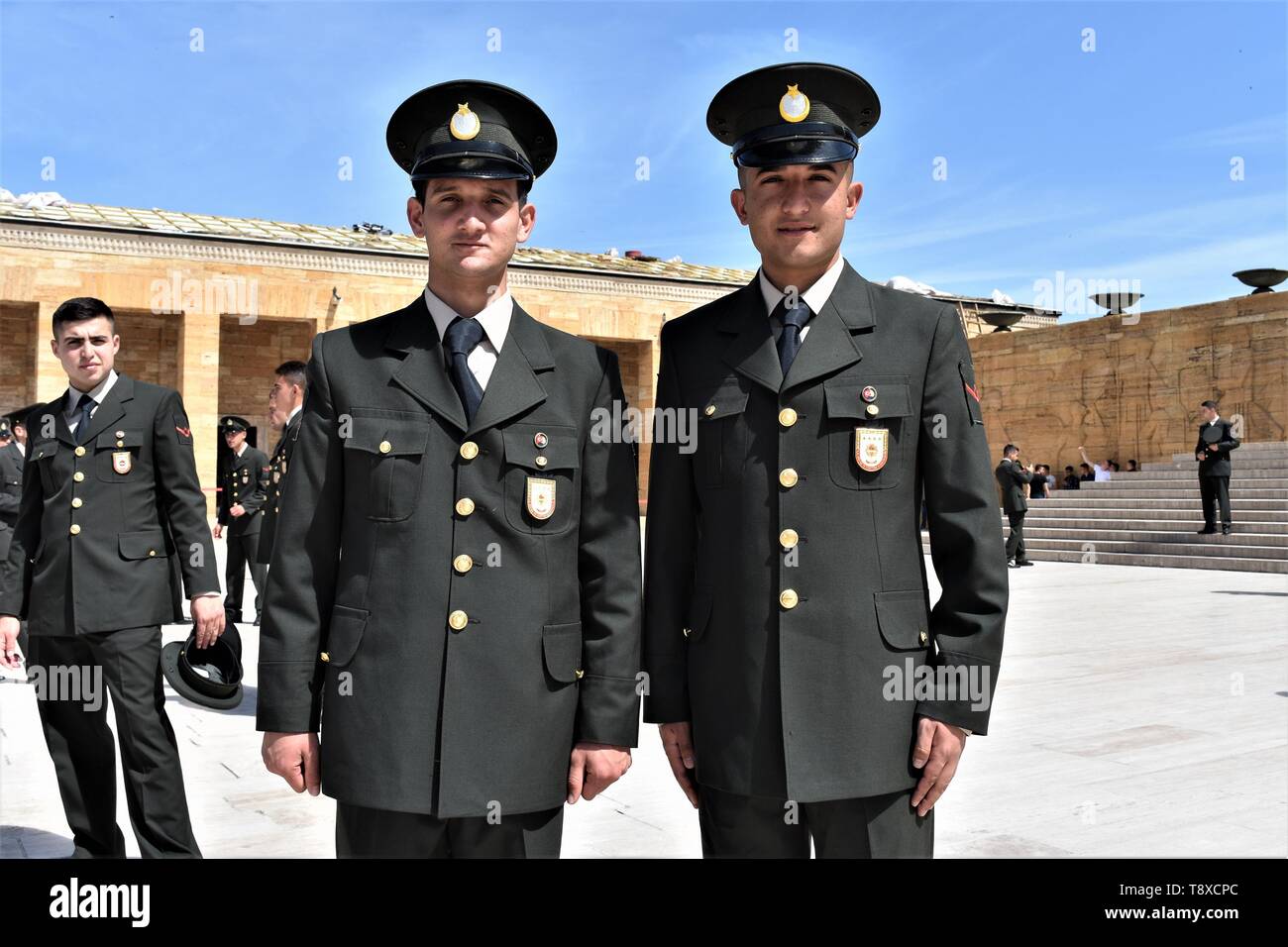 Ankara, Turkey. 15th May, 2019. Turkish army soldiers pose for a ...