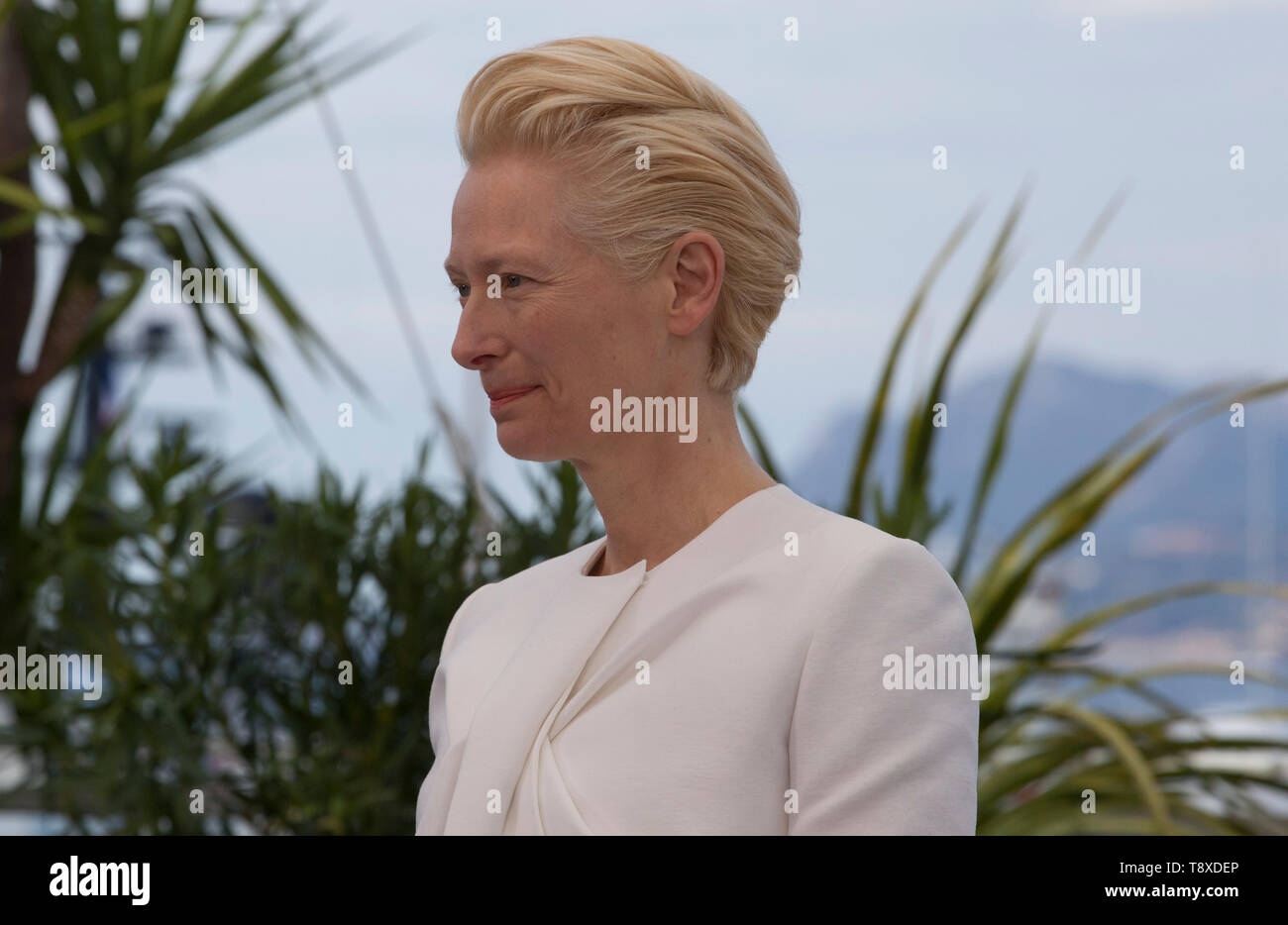 Cannes, France. 15th May, 2019. Actress Tilda Swinton at The Dead Don't ...