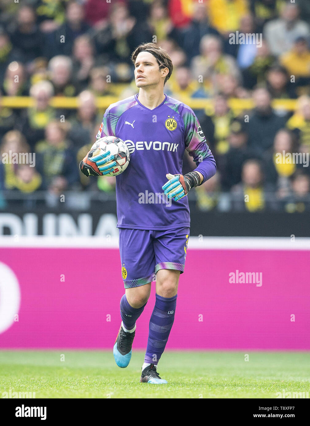 goalkeeper Marvin HITZ (DO) action. Soccer 1.Bundesliga, 33.matchday ...