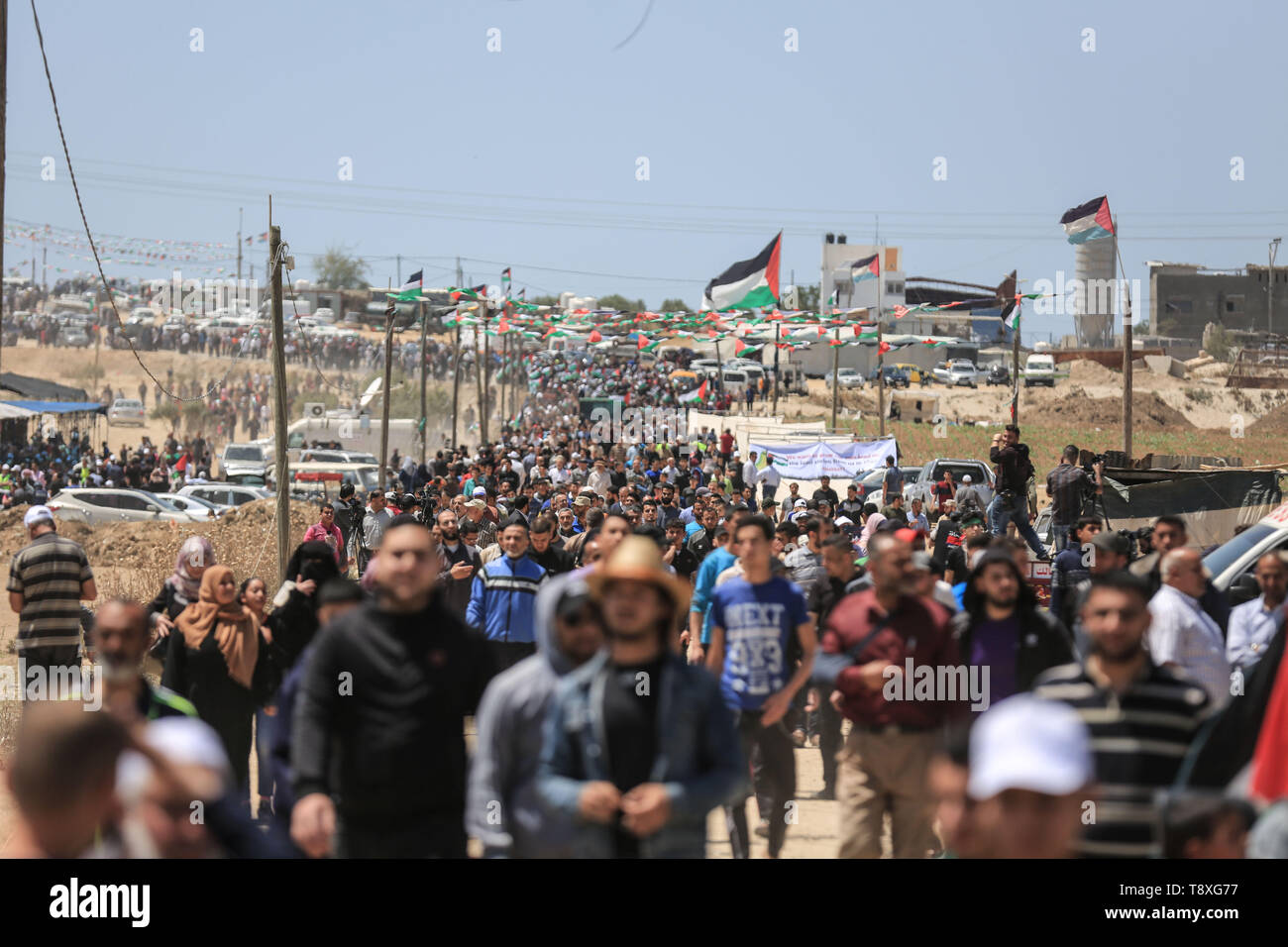 Gaza City, The Gaza Strip, Palestine. 15th May, 2019. Palestininans ...