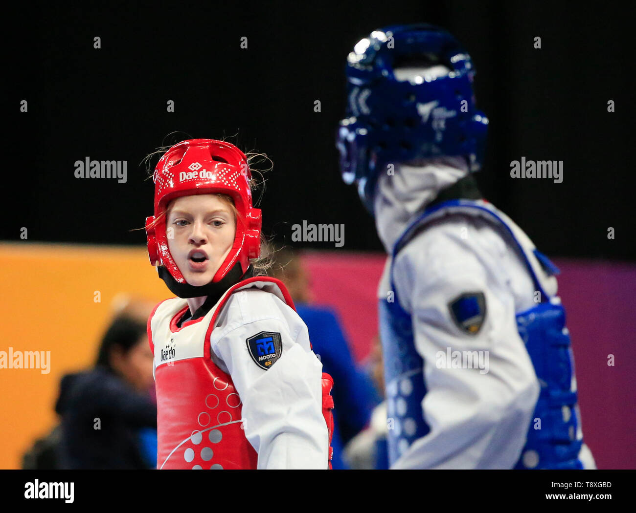 National Taekwondo Centre, Manchester, UK. 15th May, 2019. Taekwondo ...