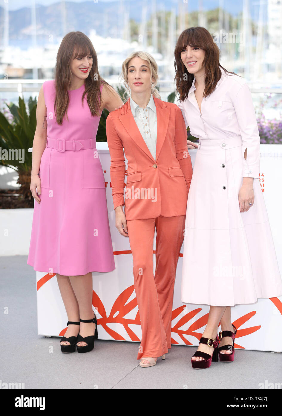 Cannes, France. 15th May, 2019. (From L to R) Actress Anne-Elizabeth ...