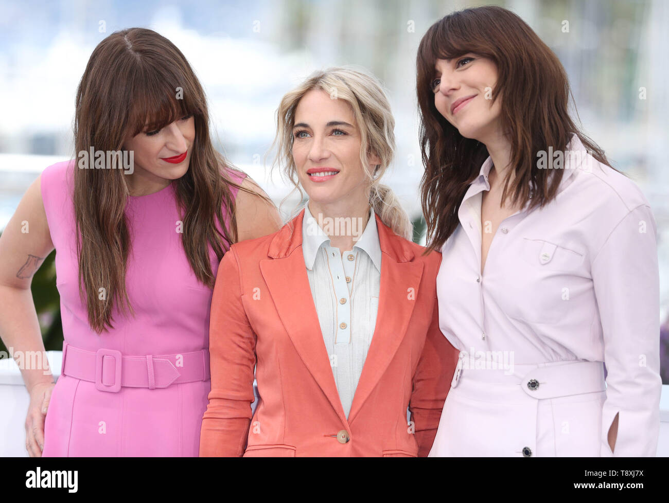 Cannes, France. 15th May, 2019. (From L to R) Actress Anne-Elizabeth ...