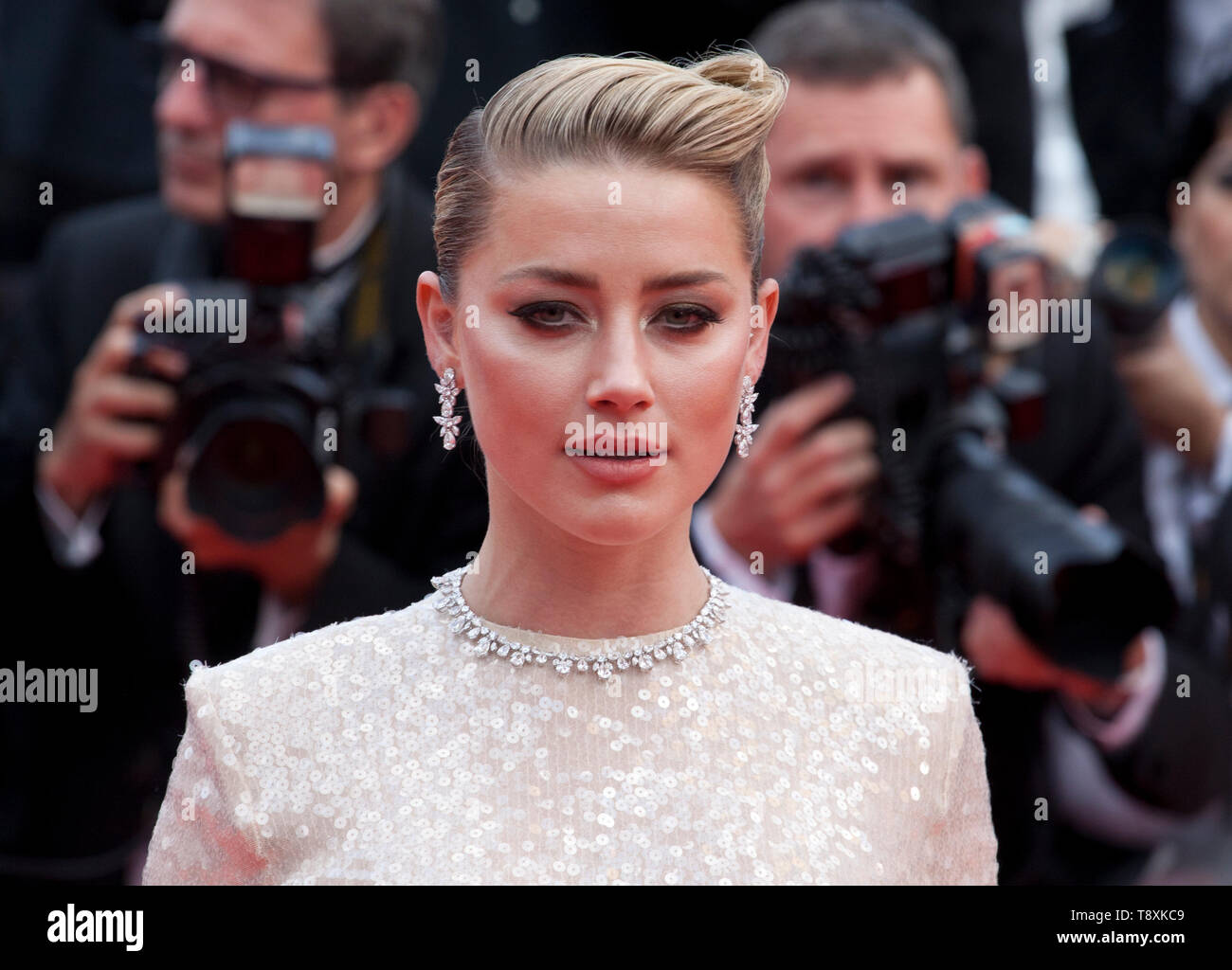 Cannes, France. 15th May 2019. Actress Amber Heard at the Les ...