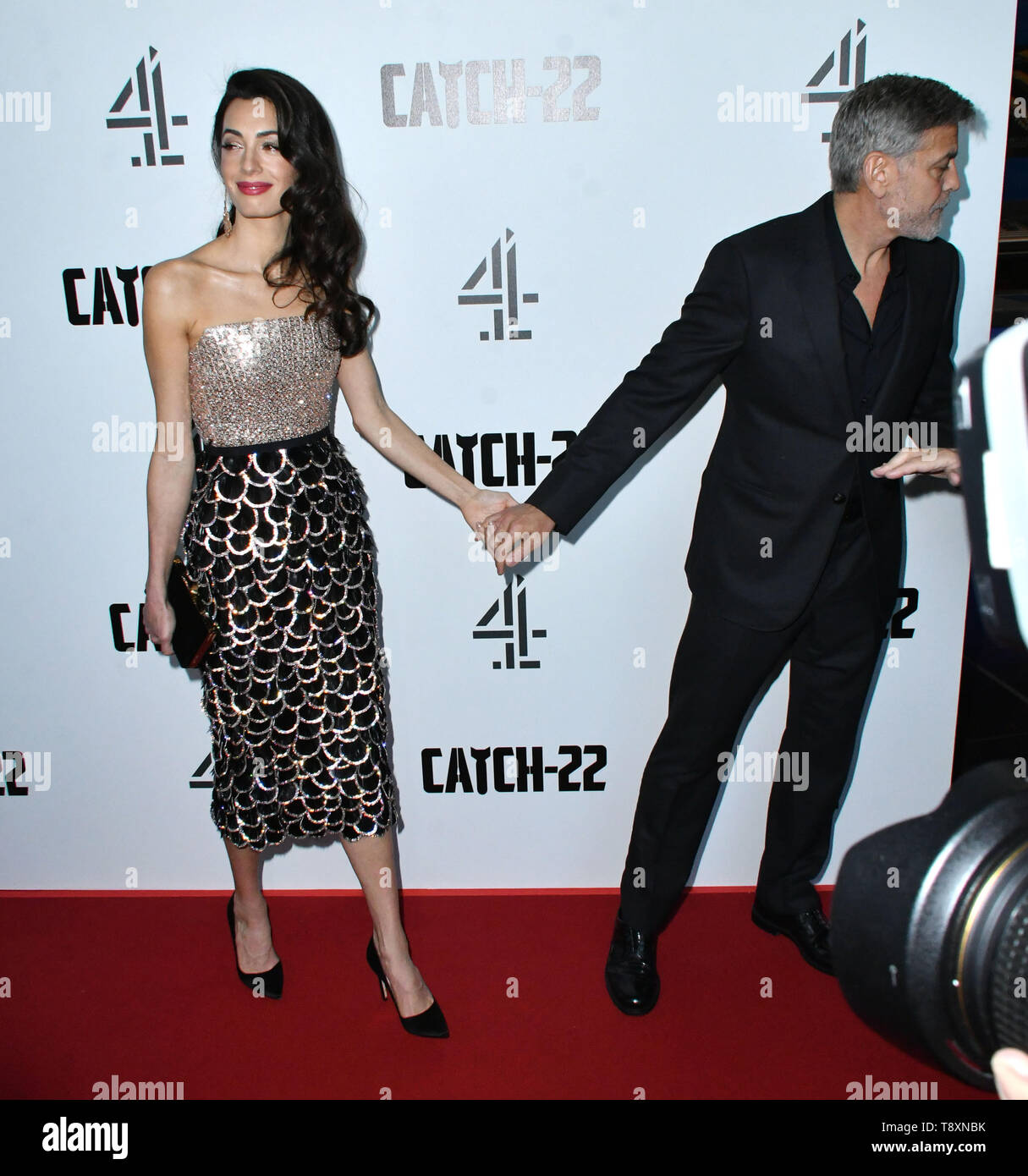 London, UK. 15th May, 2019. Amal Clooney, George Clooney attend Catch ...
