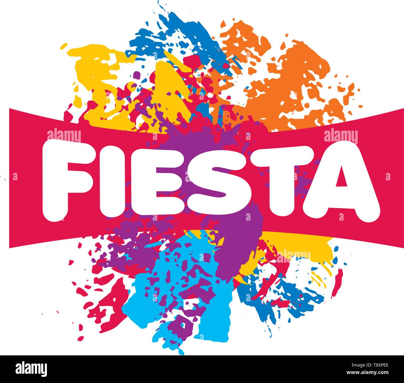 Abstract logo for the Fiesta. Vector illustration Stock Vector Image ...