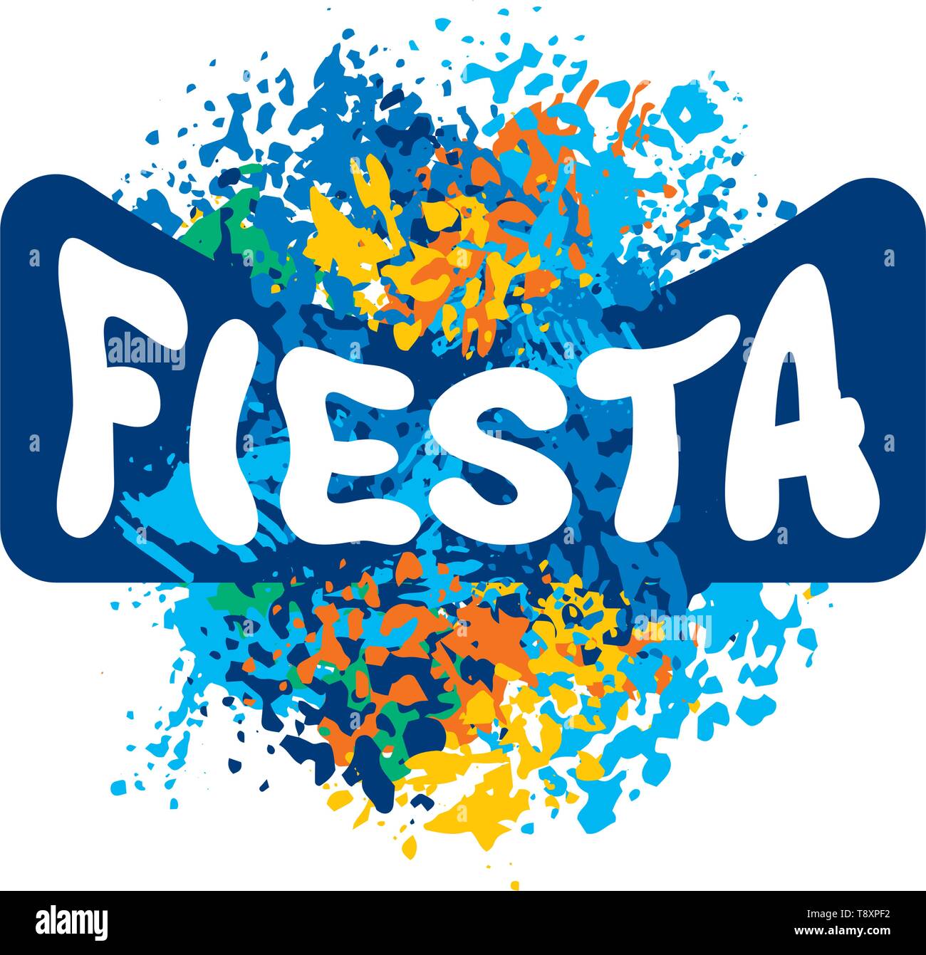 Abstract logo for the Fiesta. Vector illustration Stock Vector Image ...