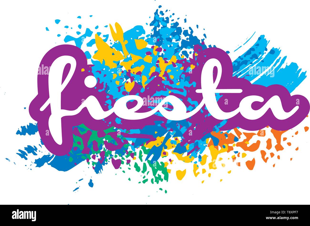 Abstract logo for the Fiesta. Vector illustration Stock Vector Image ...