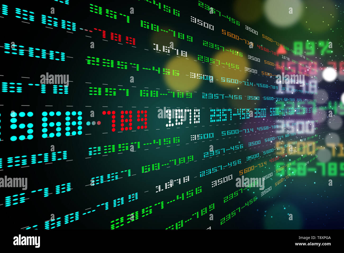 Stock market graph analysis Stock Photo - Alamy