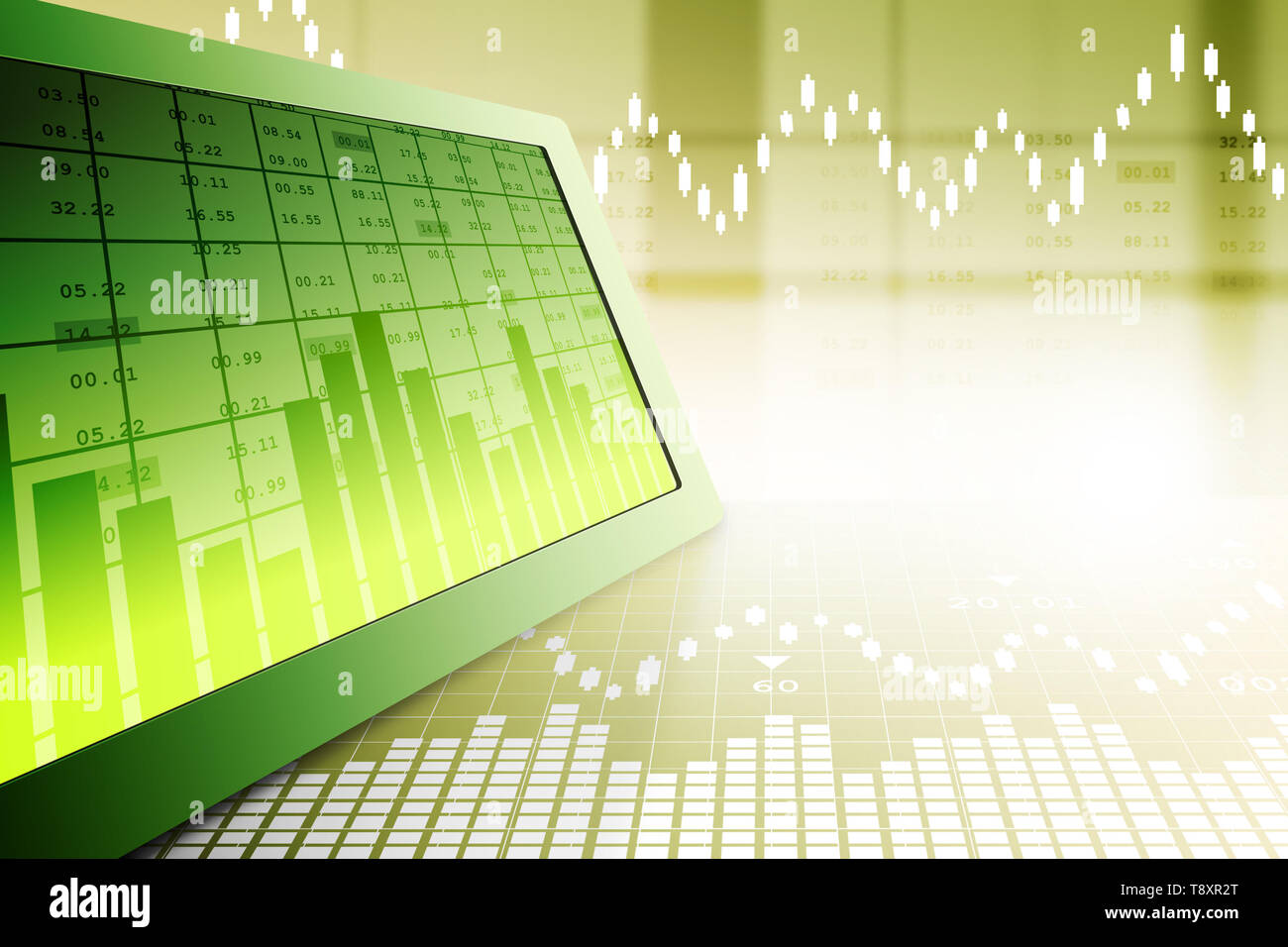 Stock market graph analysis Stock Photo - Alamy