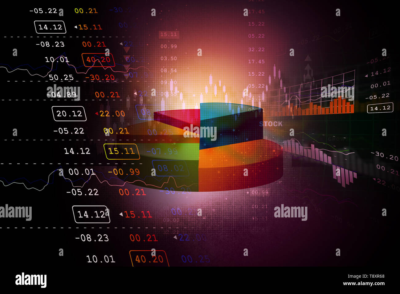 Risk analysis pie chart hi-res stock photography and images - Alamy