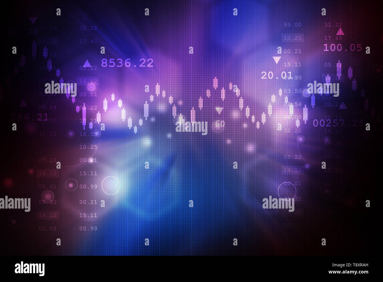 Stock market graph analysis Stock Photo - Alamy