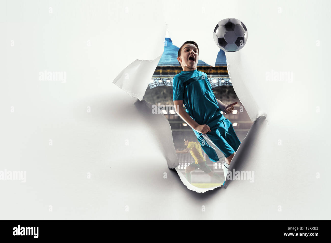 Soccer ball in a hole hi-res stock photography and images - Alamy