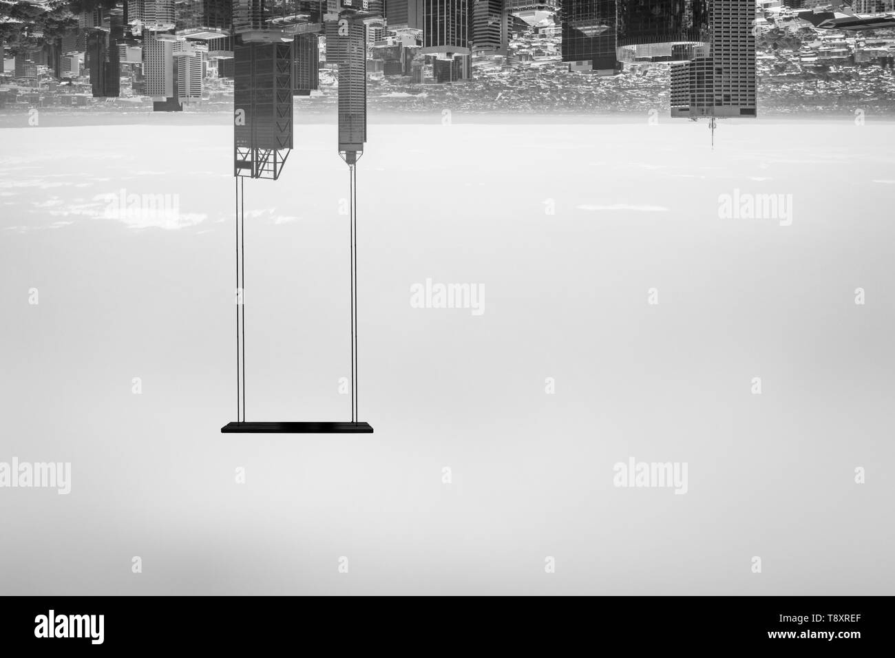 Upside down building Black and White Stock Photos & Images - Alamy