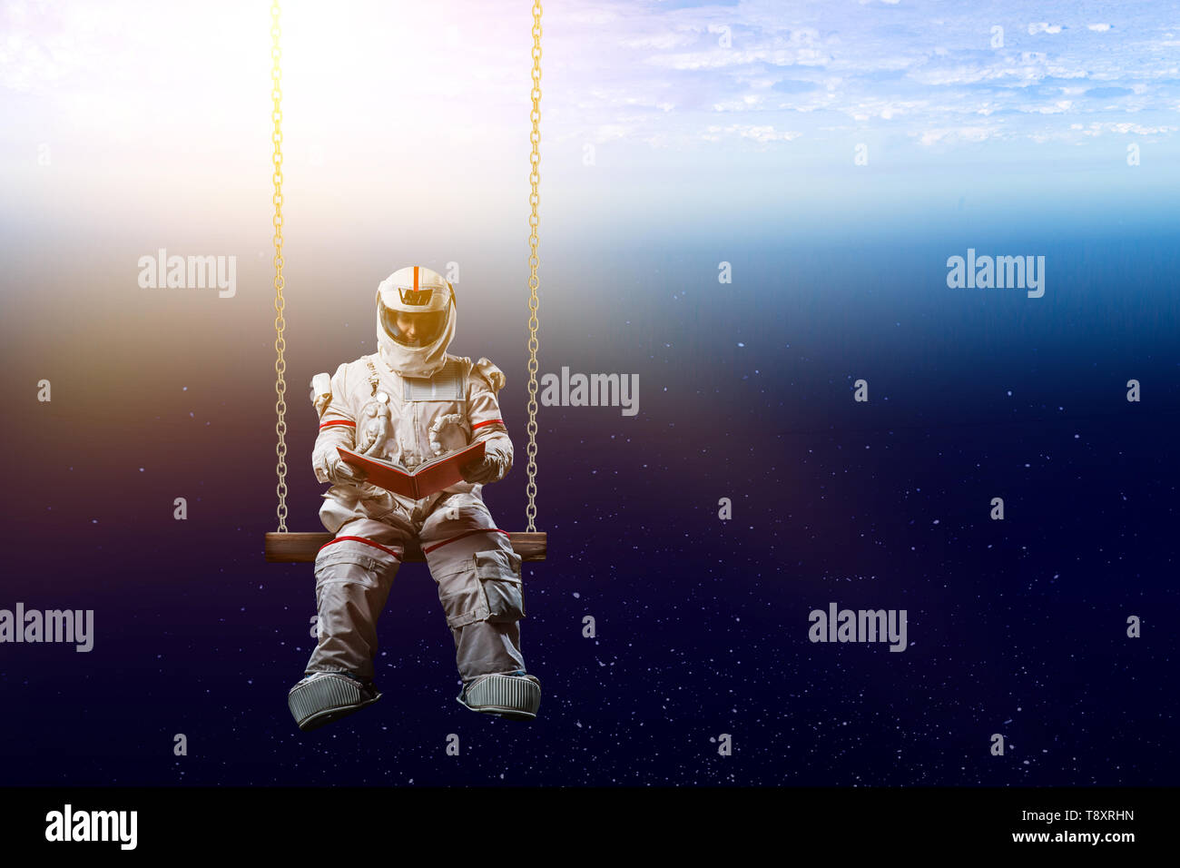 Spaceman planet earth abstract hi-res stock photography and images - Alamy