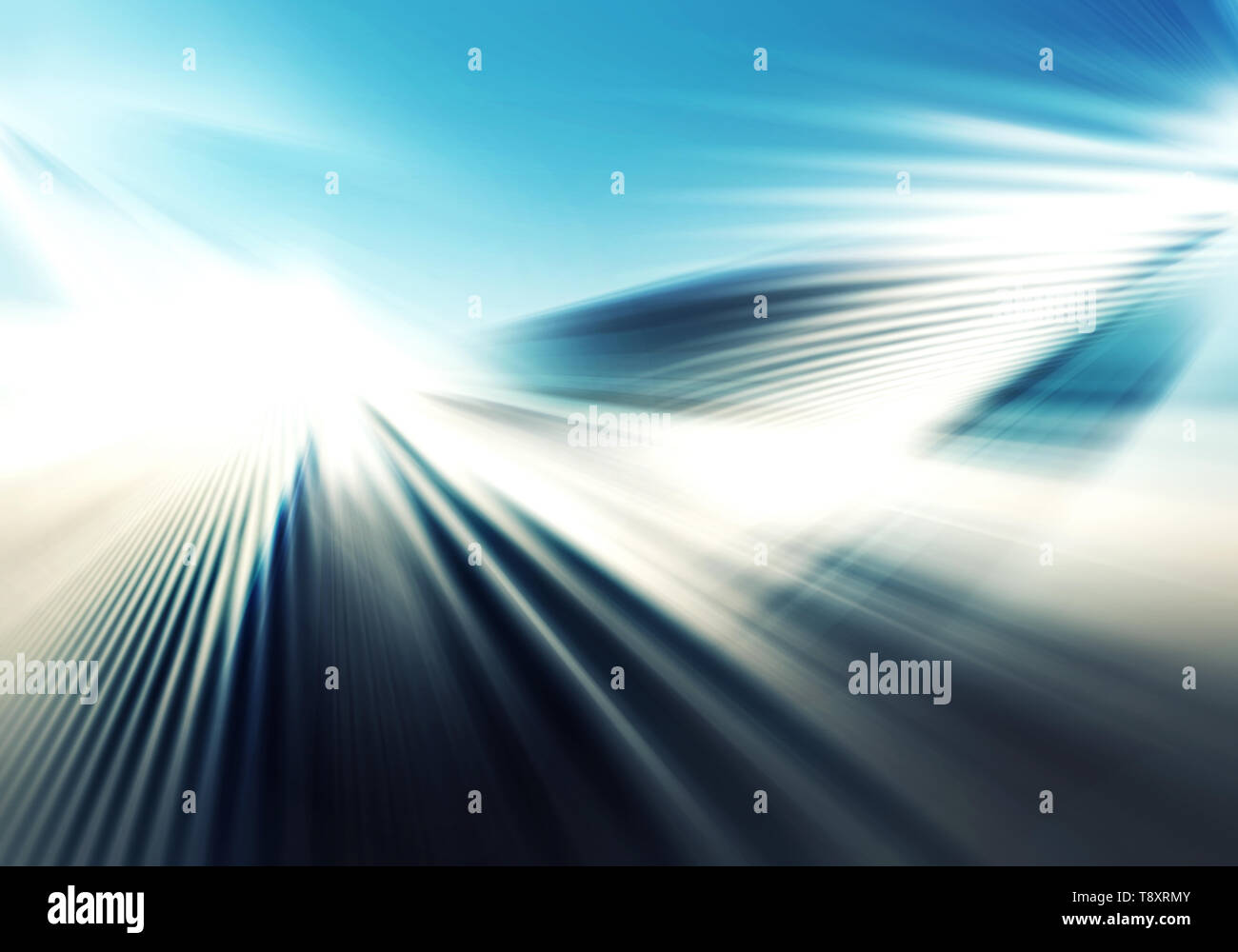 abstract colourful background with light and straight lines of light ...