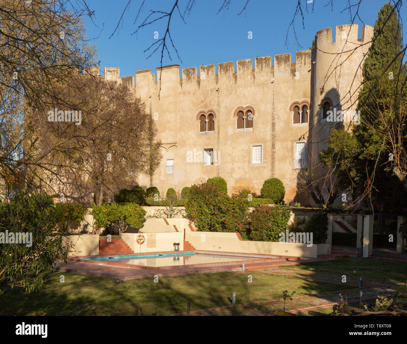 Hotel tourist accommodation in former castle Pousada Castelo de Altivo ...