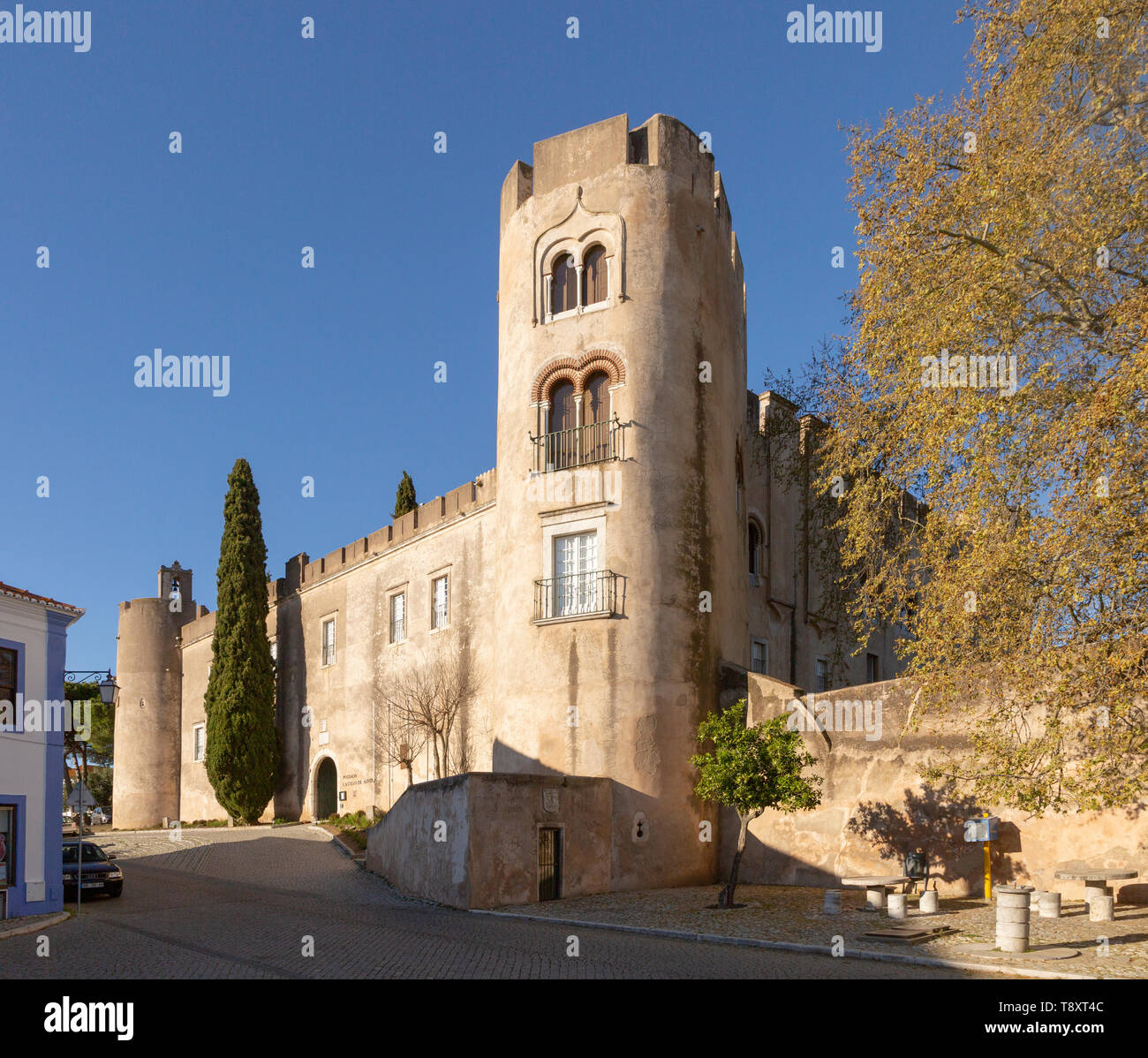Hotel tourist accommodation in former castle Pousada Castelo de Altivo ...