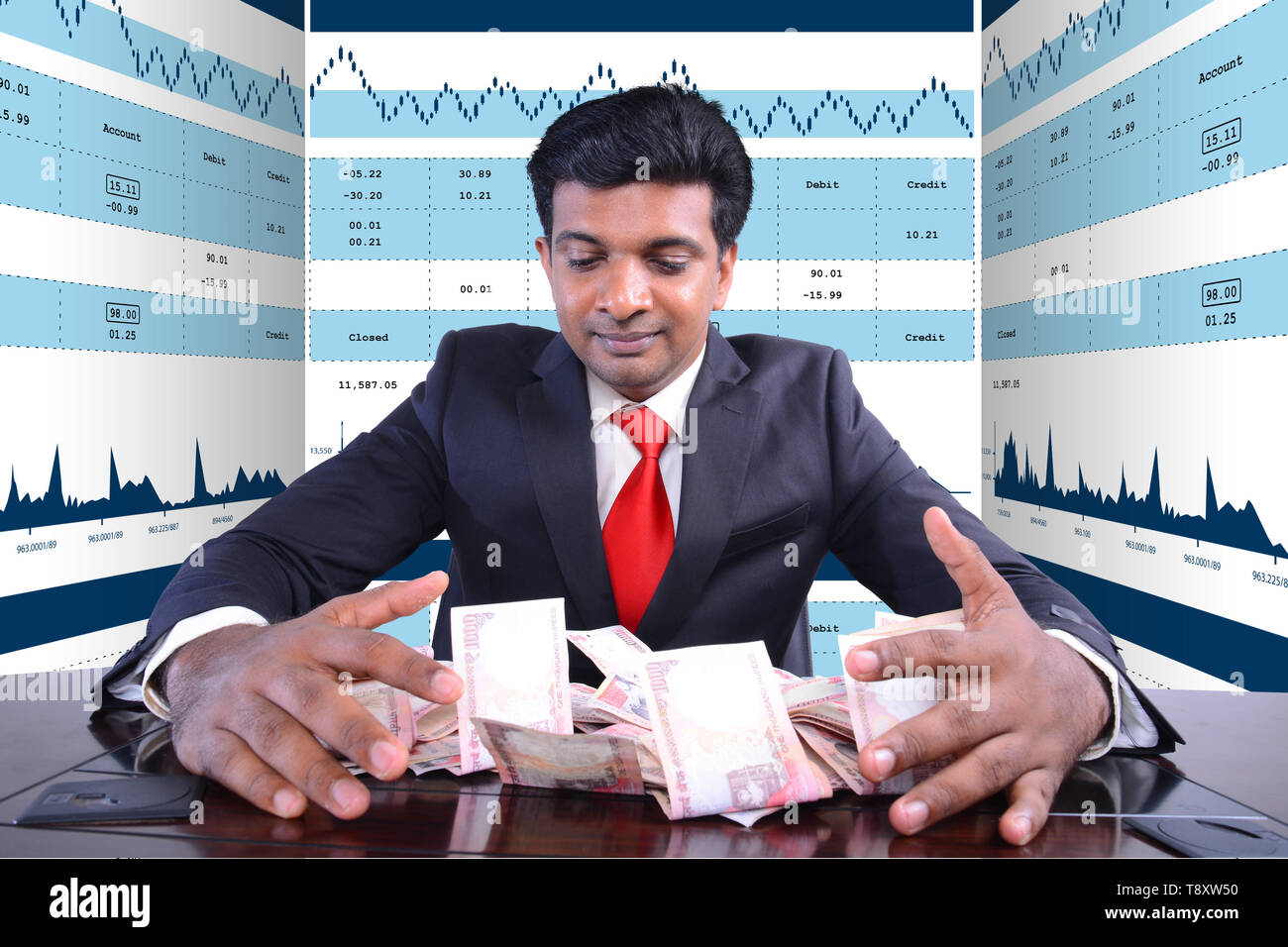 Greedy man hi-res stock photography and images - Alamy