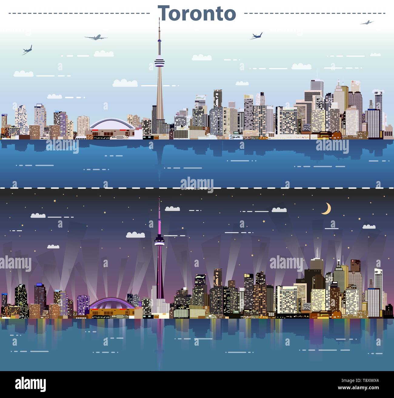 Toronto Skyline Day