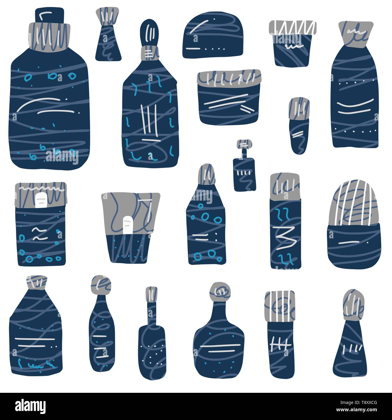 Perfume vials Stock Vector Images - Alamy