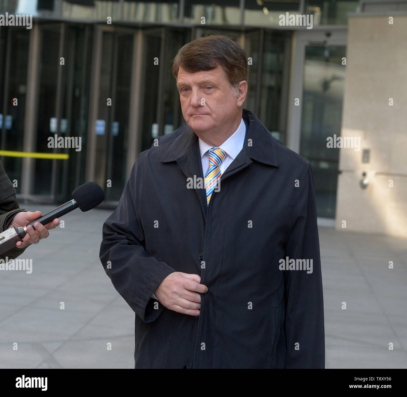Gerald Batten MP Leaving BBC Broadcasting House after Appearing on the ...