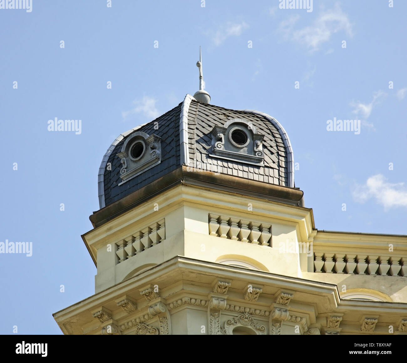 Roof of house in Salzburg. Austria Stock Photo - Alamy