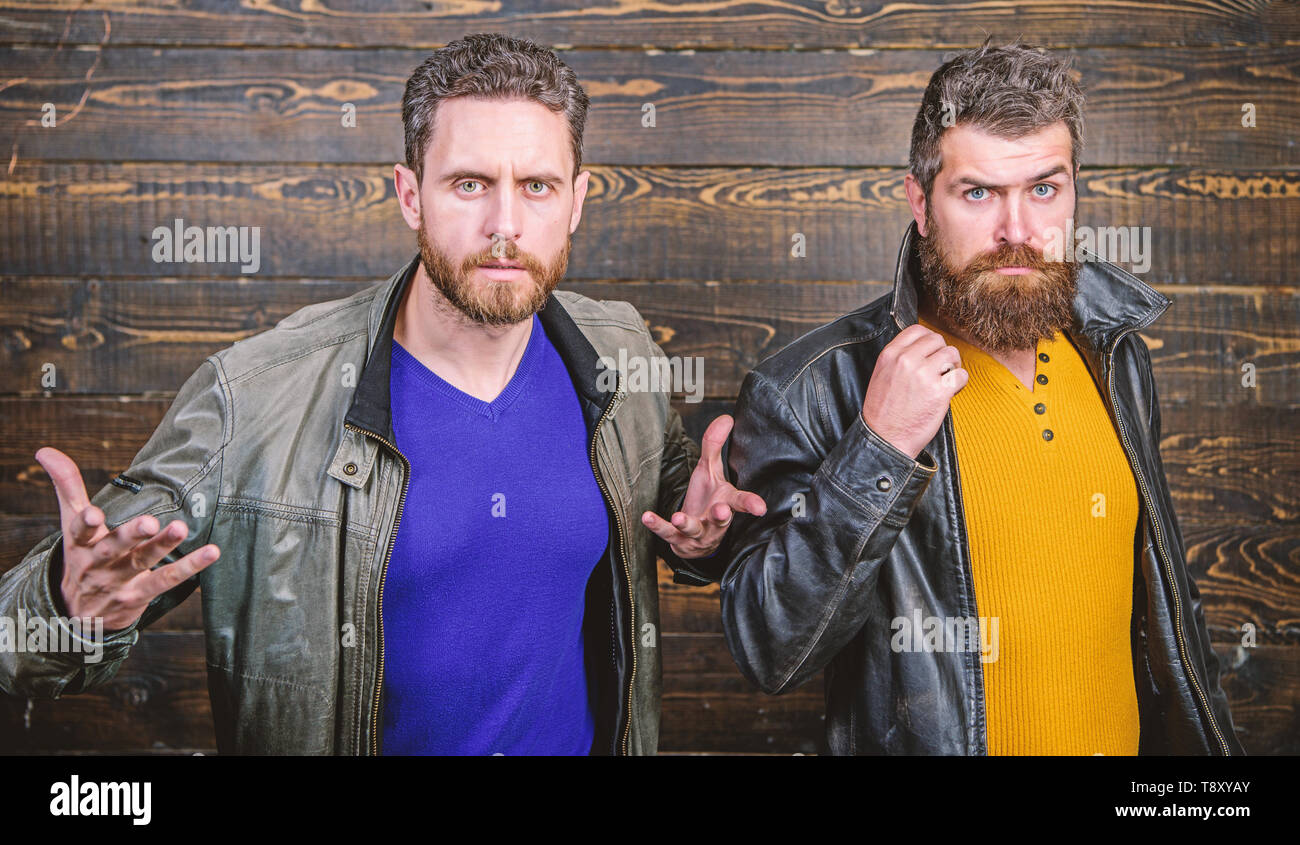 Men failed deal argue. Disappointed partner argue. Showdown concept ...