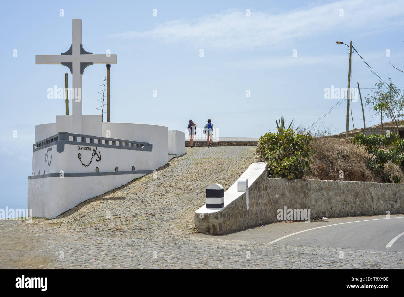 Cape Verde, Cabo Verde archipelago, Brava Island: Nova Sintra viewpoint ...