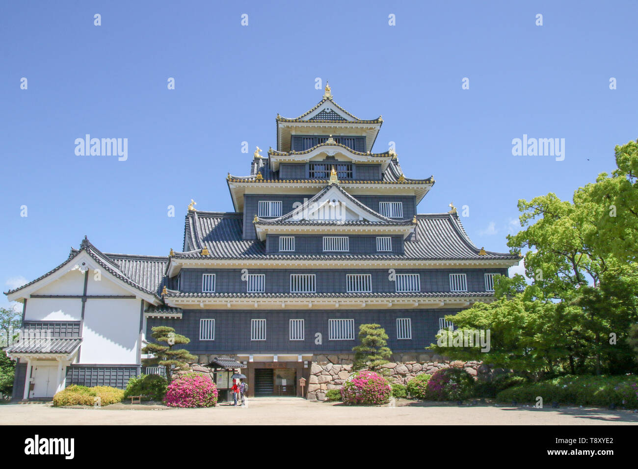 Okayama Castle, Kansai region, Japan Stock Photo - Alamy