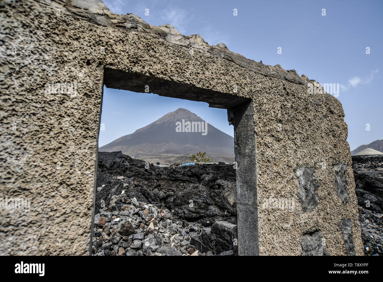 Cape Verde, Cabo Verde archipelago, Fogo Island: the Pico do Fuego ...