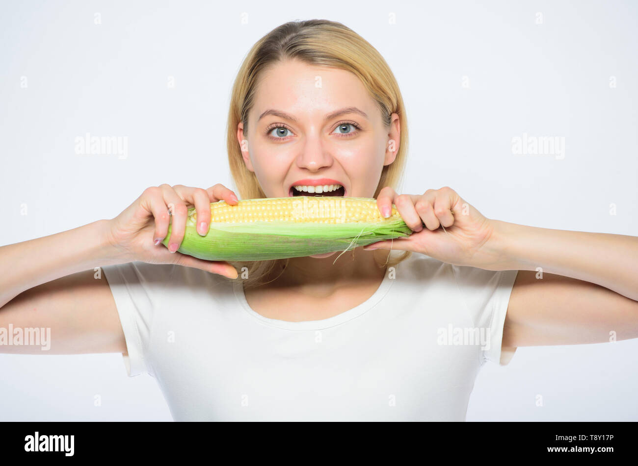 how much I can fit into my mouth. corn crop. vitamin and dieting food ...
