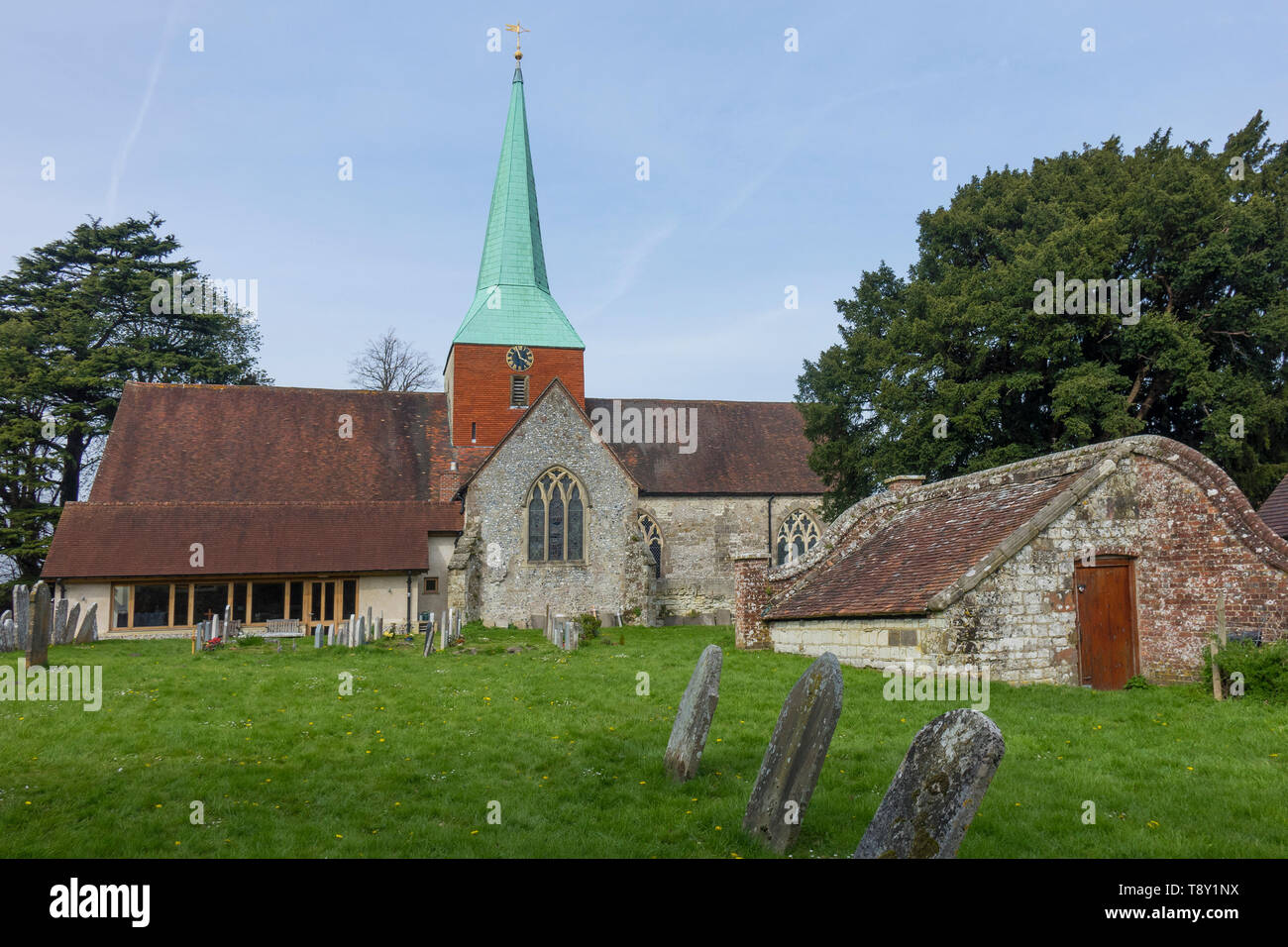 England, West Sussex, South Harting, Parish church Stock Photo - Alamy