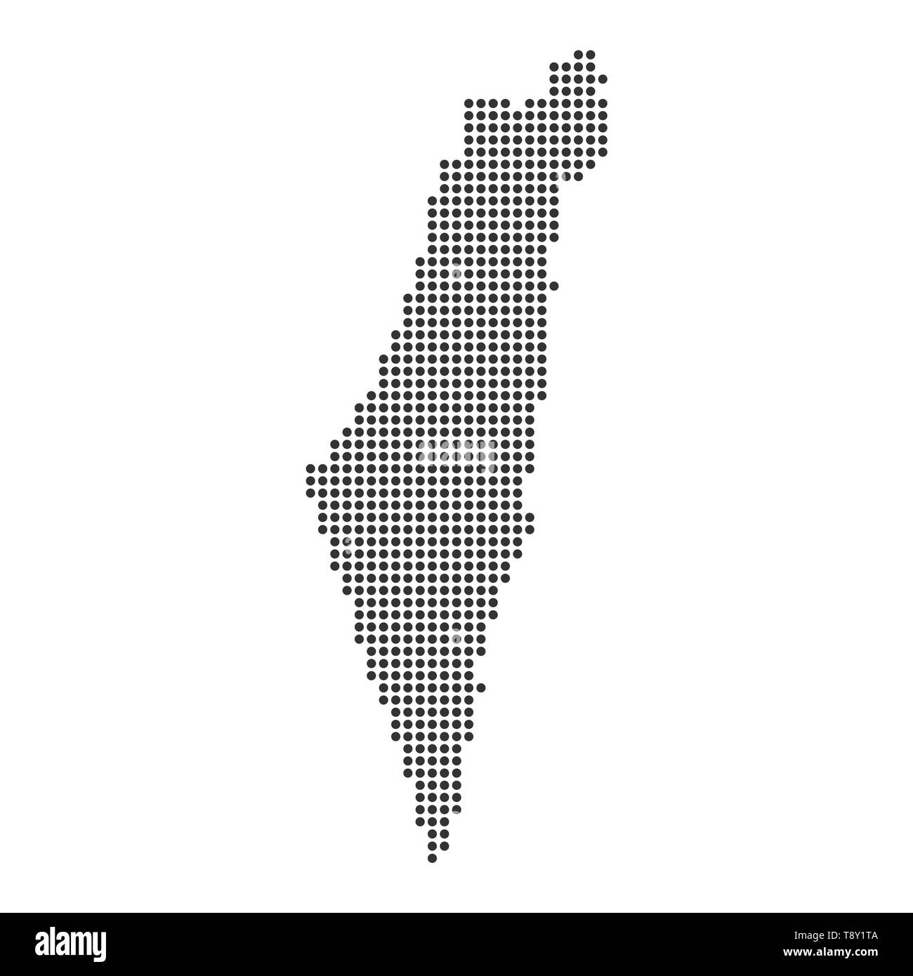 Map with dot - Israel . Template for your design Stock Vector Image ...