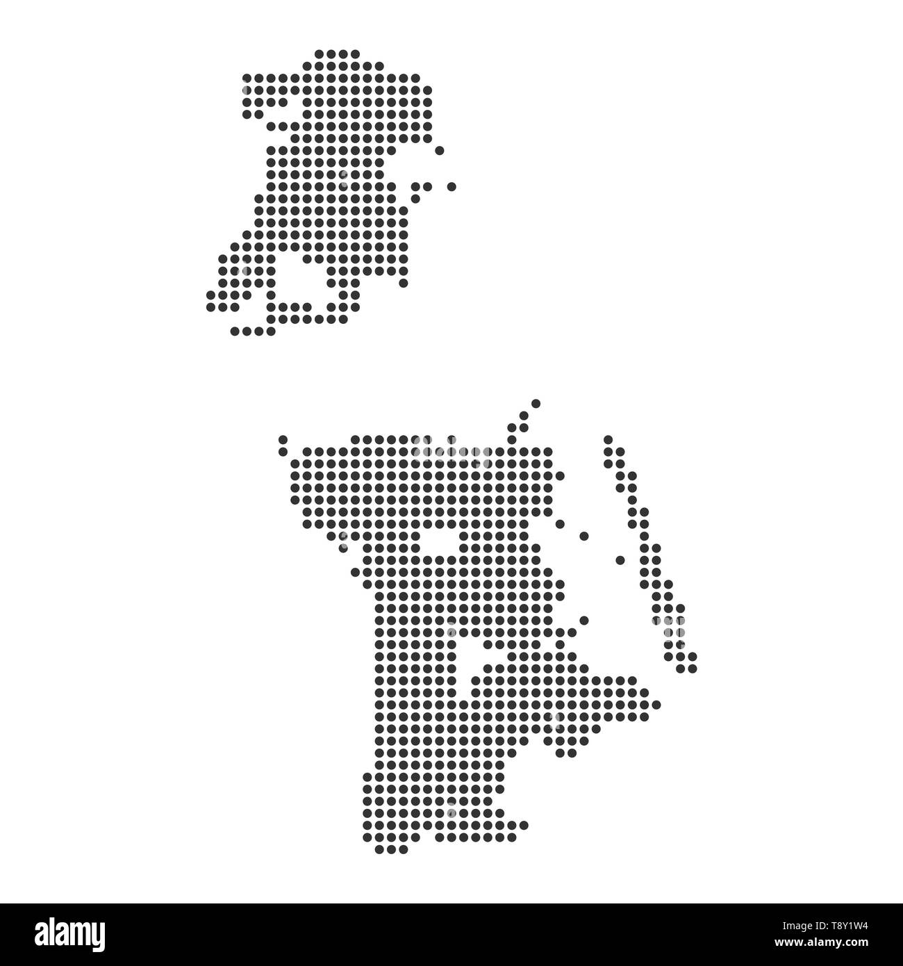 Map with dot - Macau . Template for your design Stock Vector Image ...