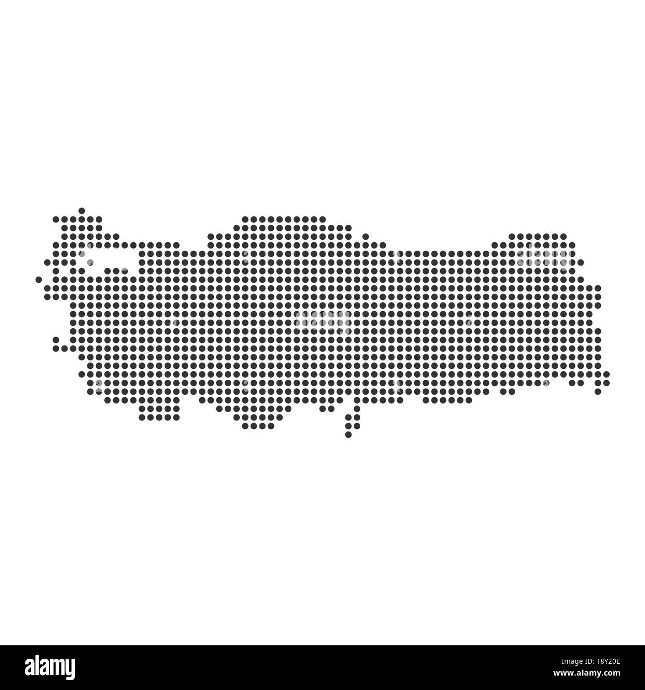Map with dot - Turkey . Template for your design Stock Vector Image ...