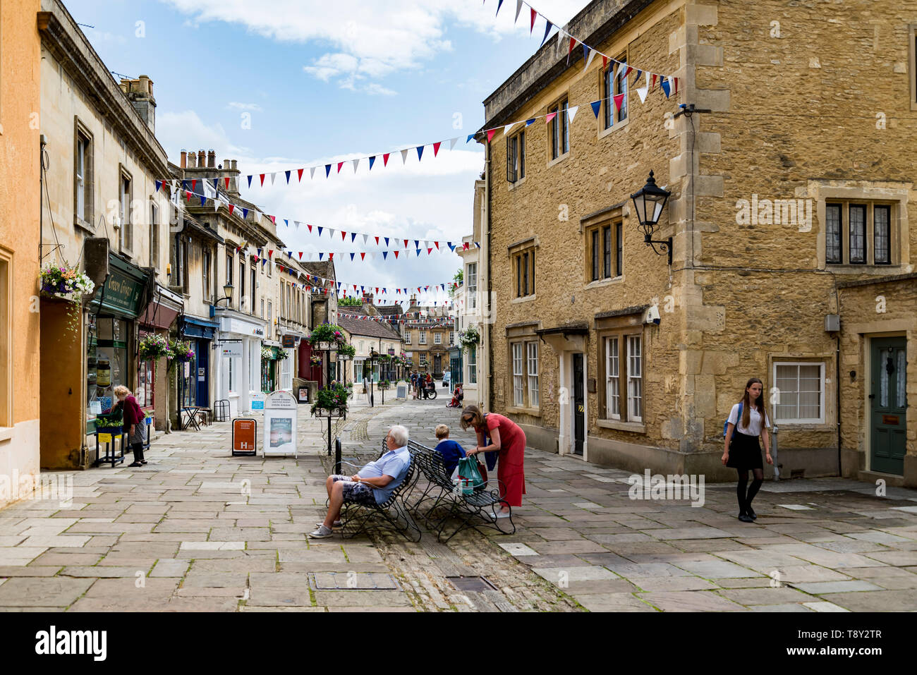 street in the market town of Corsham England, UK Stock Photo - Alamy